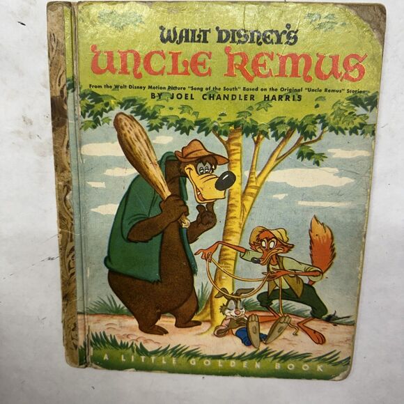 Accents | Disney Uncle Remus Little Golden Book 1947 D6 Rare ...
